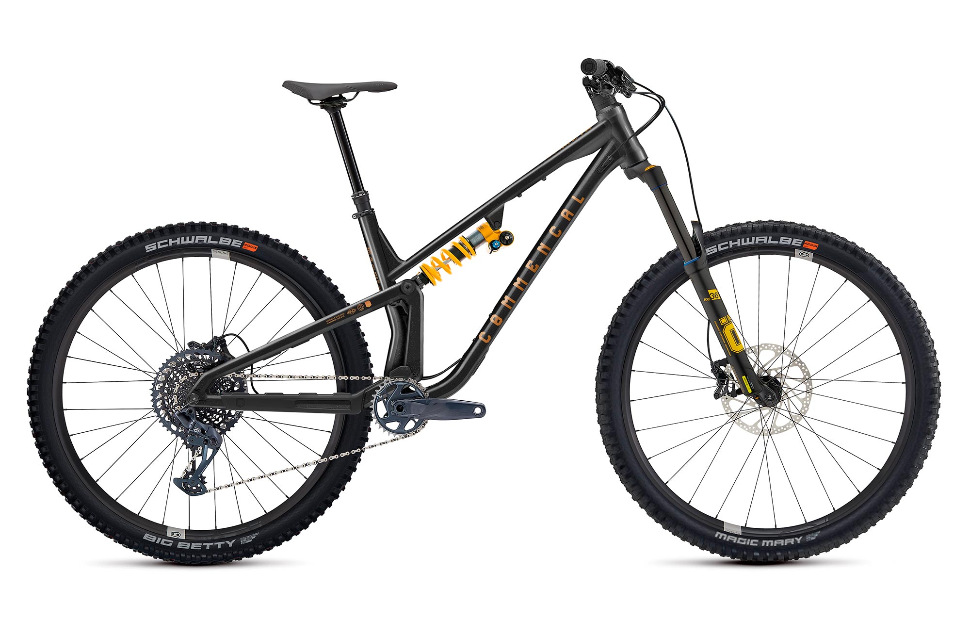 COMMENCAL | COMMENCAL META V5 OHLINS EDITION GLITTERY BLACK