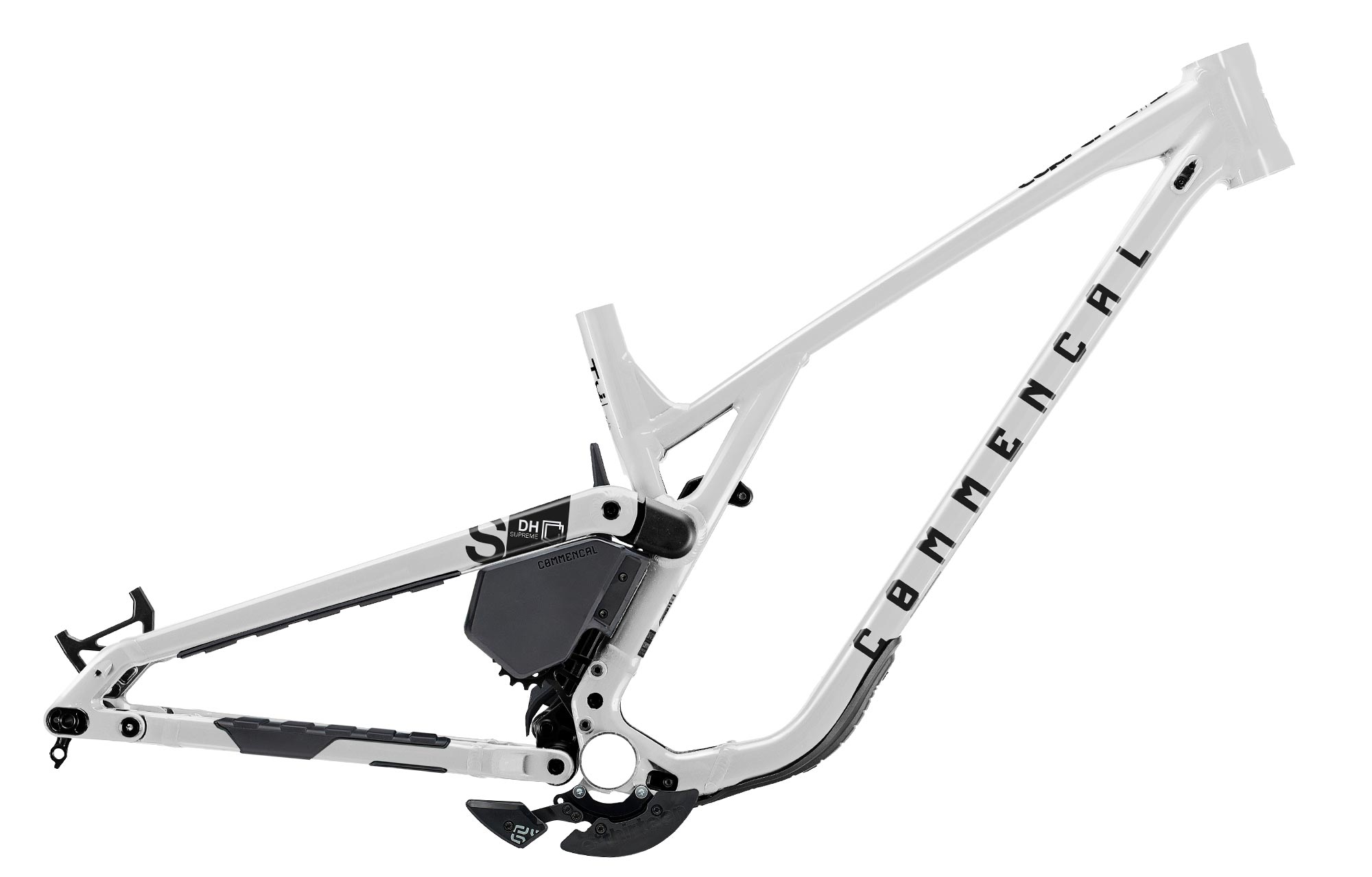 COMMENCAL | FRAME COMMENCAL SUPREME DH V5 CLEAR SILVER