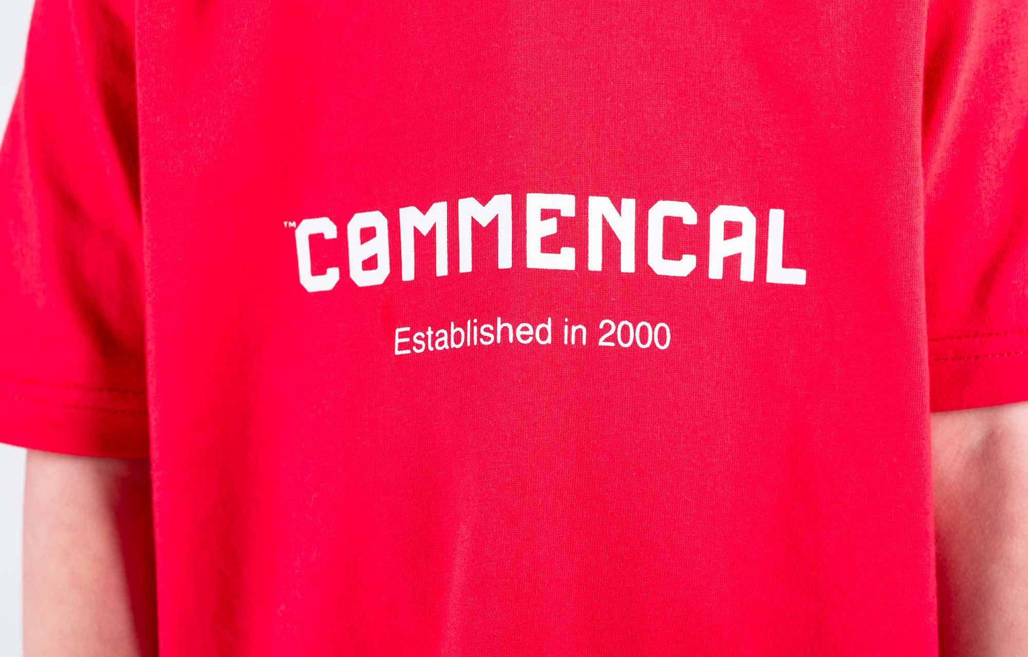 COMMENCAL | COMMENCAL KIDS CORPORATE T-SHIRT TRUE RED