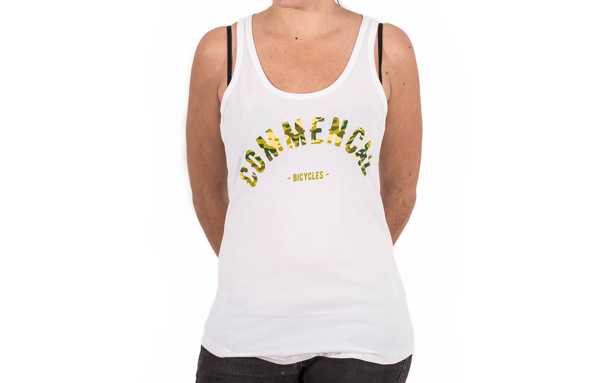 COMMENCAL | TANK TOP COLLEGE WHITE GIRLY