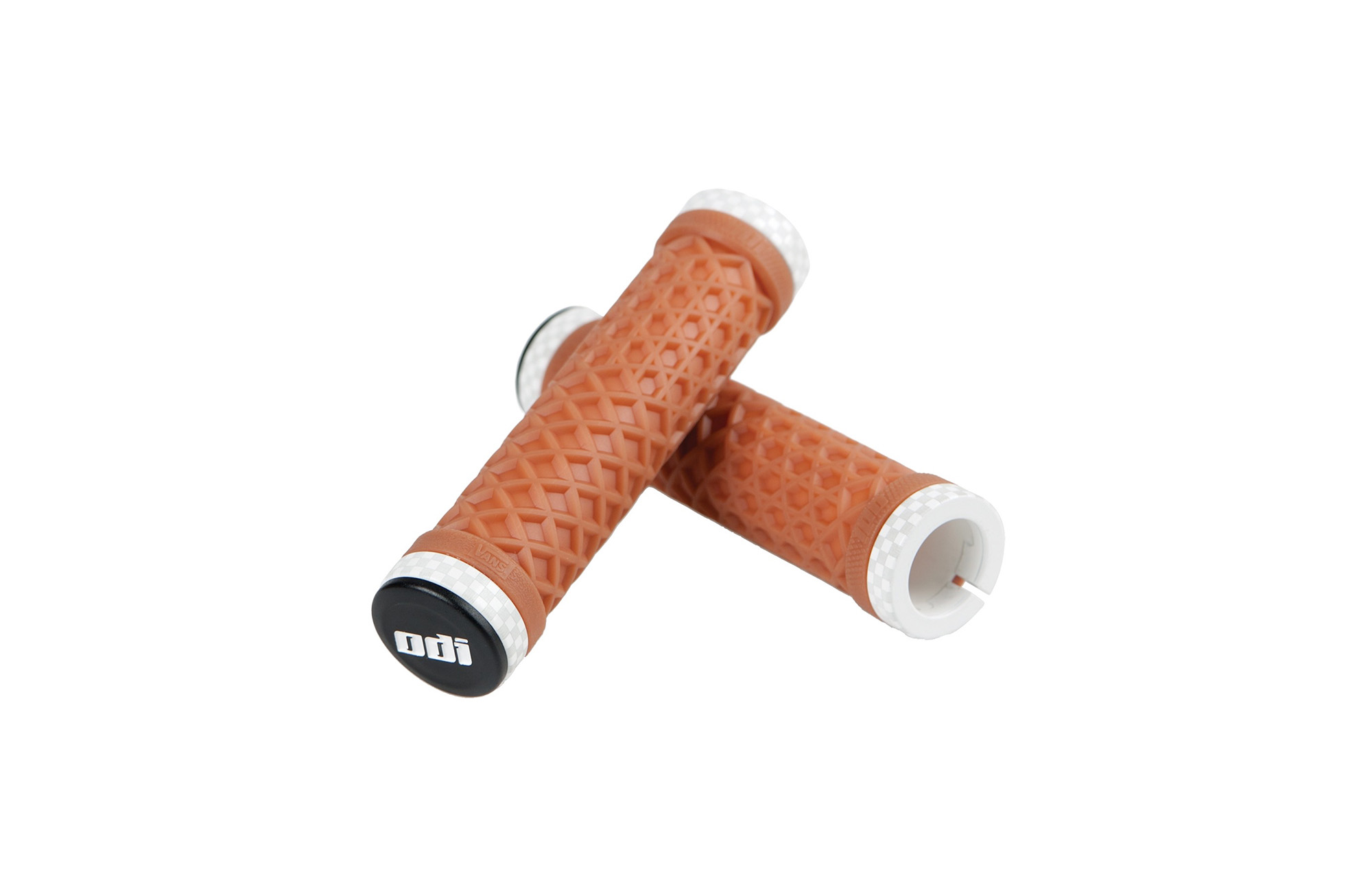 COMMENCAL | GRIPS ODI VANS GUM LOCK ON WHITE 130MM