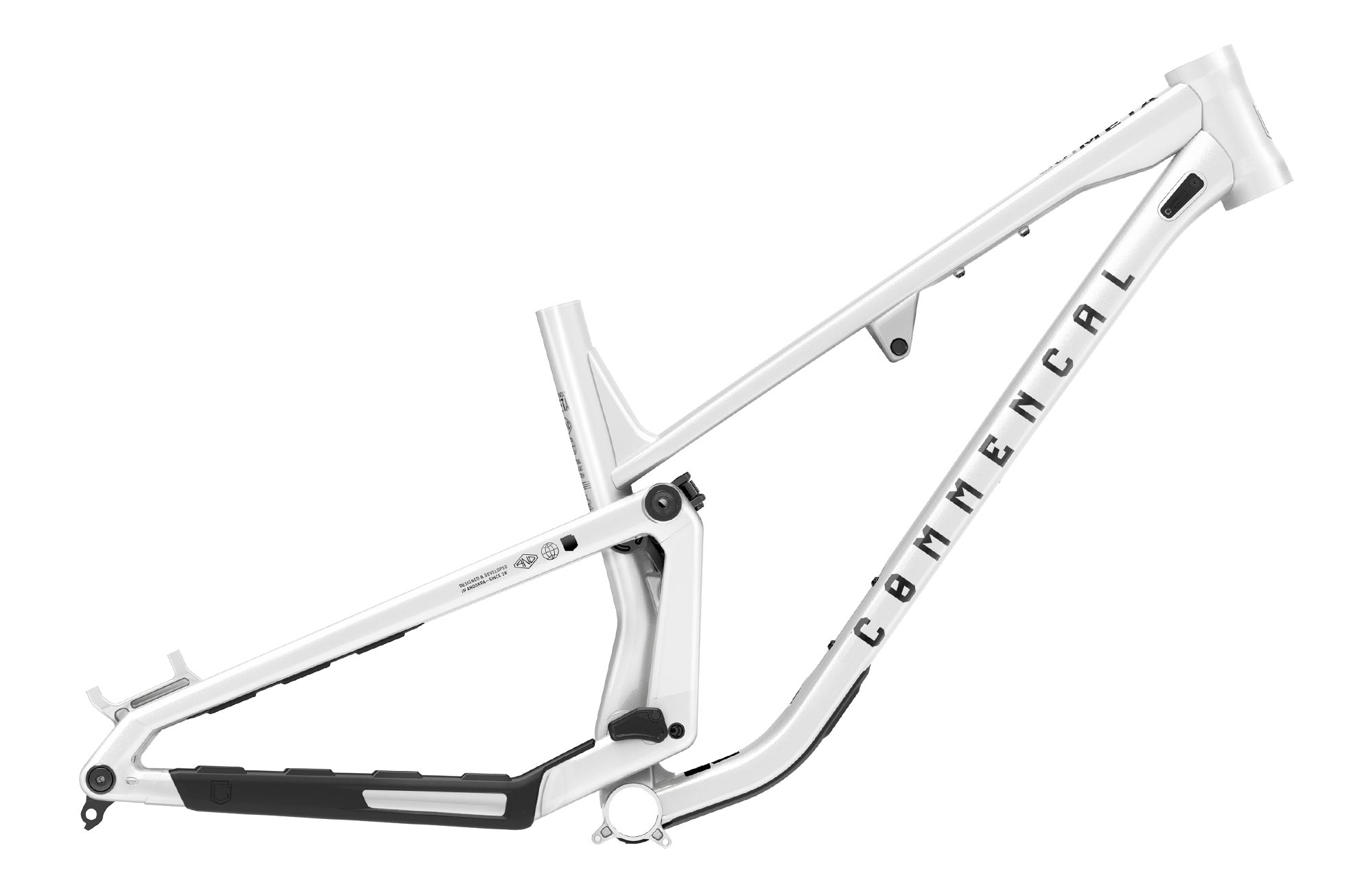 COMMENCAL | FRAME COMMENCAL META V5 CLEAR SILVER